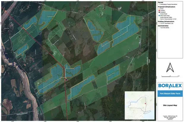 Fort Edward, Solar Power Plant project in the US | Boralex US